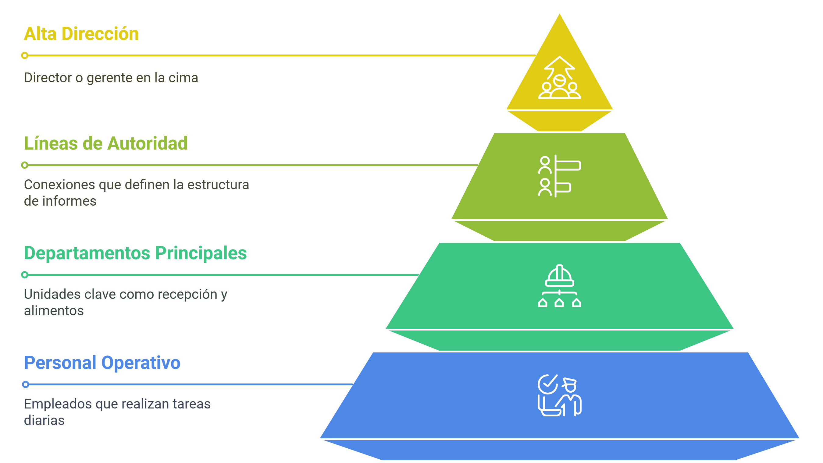Organigrama hotelero, ¿Cómo se organiza un hotel?